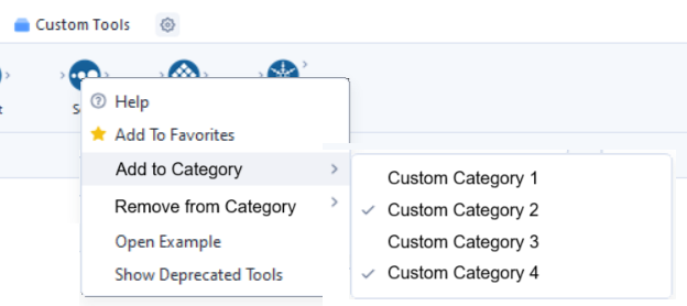 Creating and managing custom tool categories - Alteryx Community