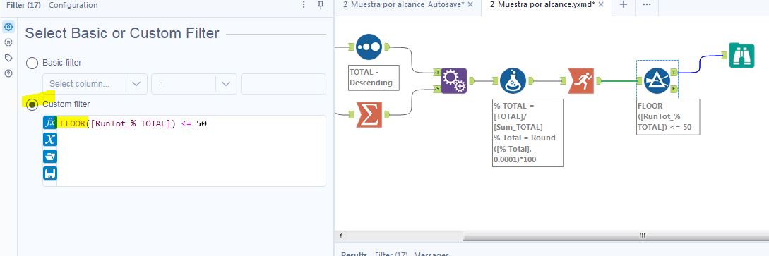 Solved: High value scoping selections - Alteryx Community