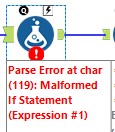 Solved: ENDIF causing issues in IF formula? - Alteryx Community