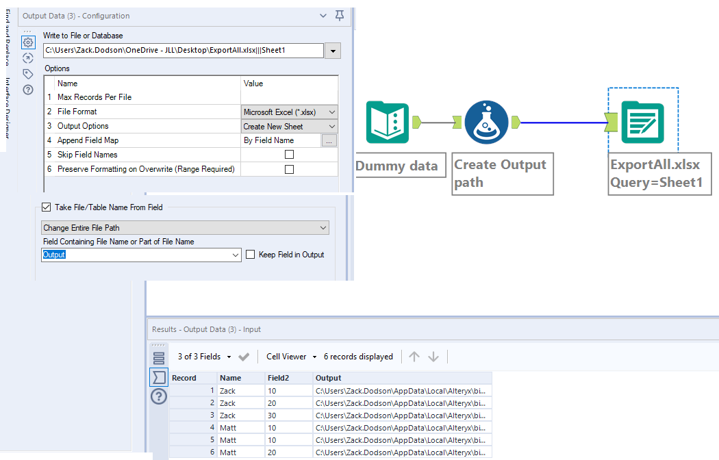 Cannot Perform Multiple Output Functions In 2021 O Alteryx Community