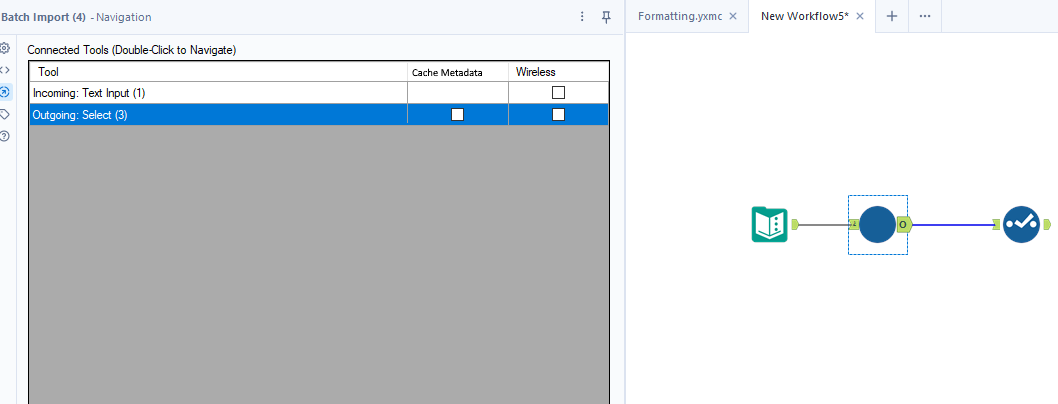 Option to remember metadata for tools - Alteryx Community