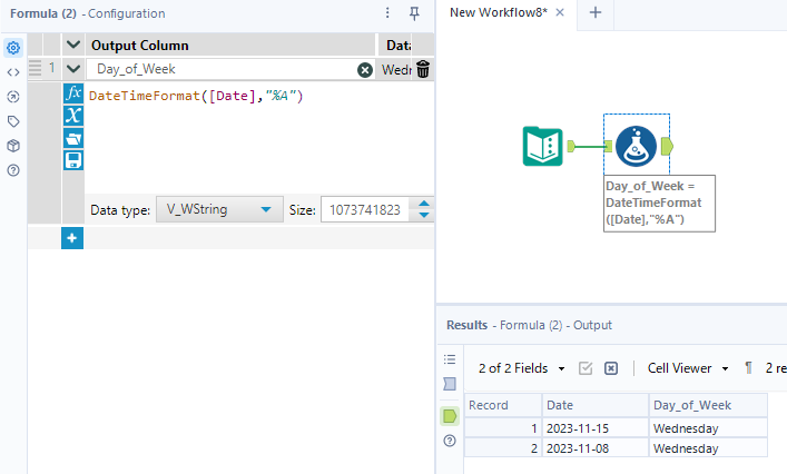 Solved: Can ypu please help me to find out the day from th... - Alteryx ...