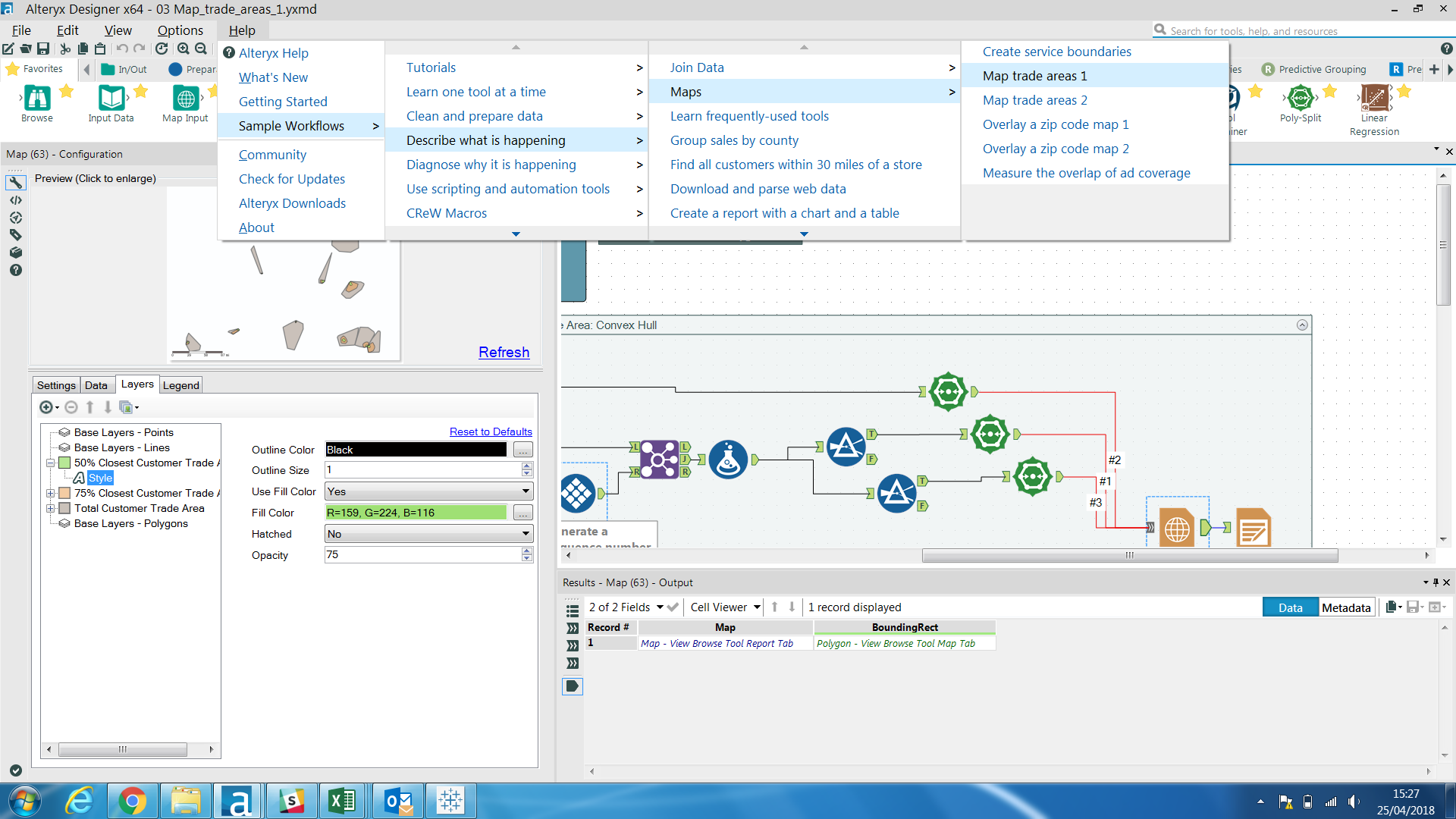 Colour coding on a map - Alteryx Community