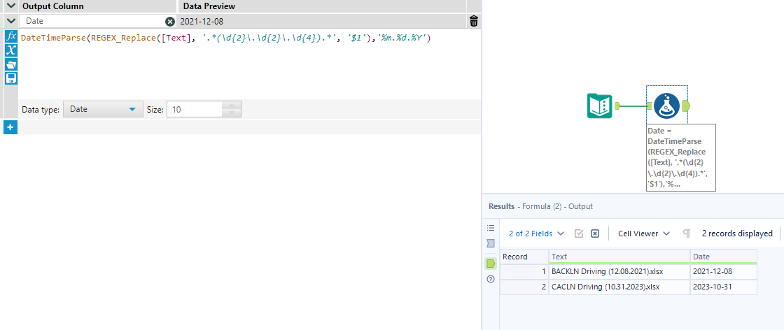 Solved: Extracting Date - Alteryx Community