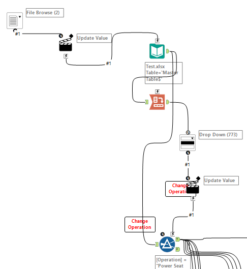 Solved: Update drop down selection from User Input file - Alteryx Community