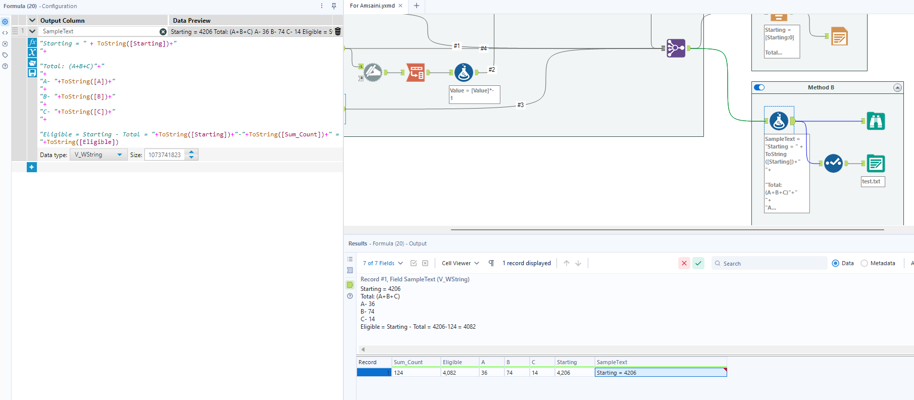 Solved: Write to a comment box dynamically - Alteryx Community