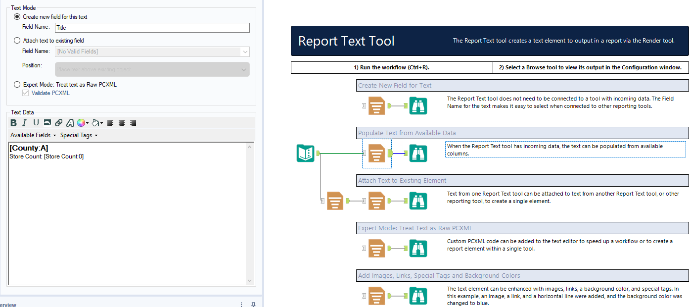 Report text duplicating text at variable - Alteryx Community