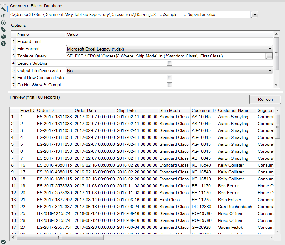 Solved: Excel SQL syntax - Alteryx Community