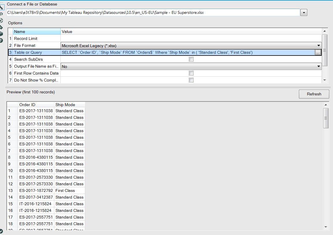 Solved: Excel SQL syntax - Alteryx Community