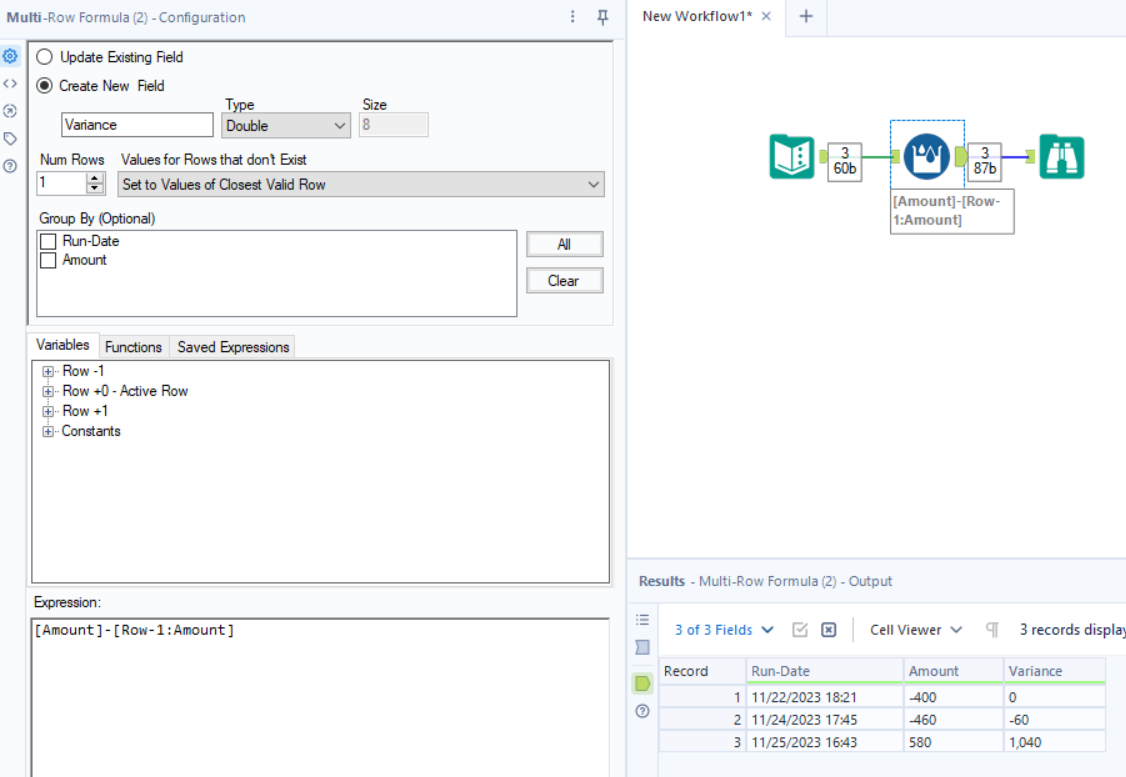 Subtracting The Data Based On The Date Alteryx Community 