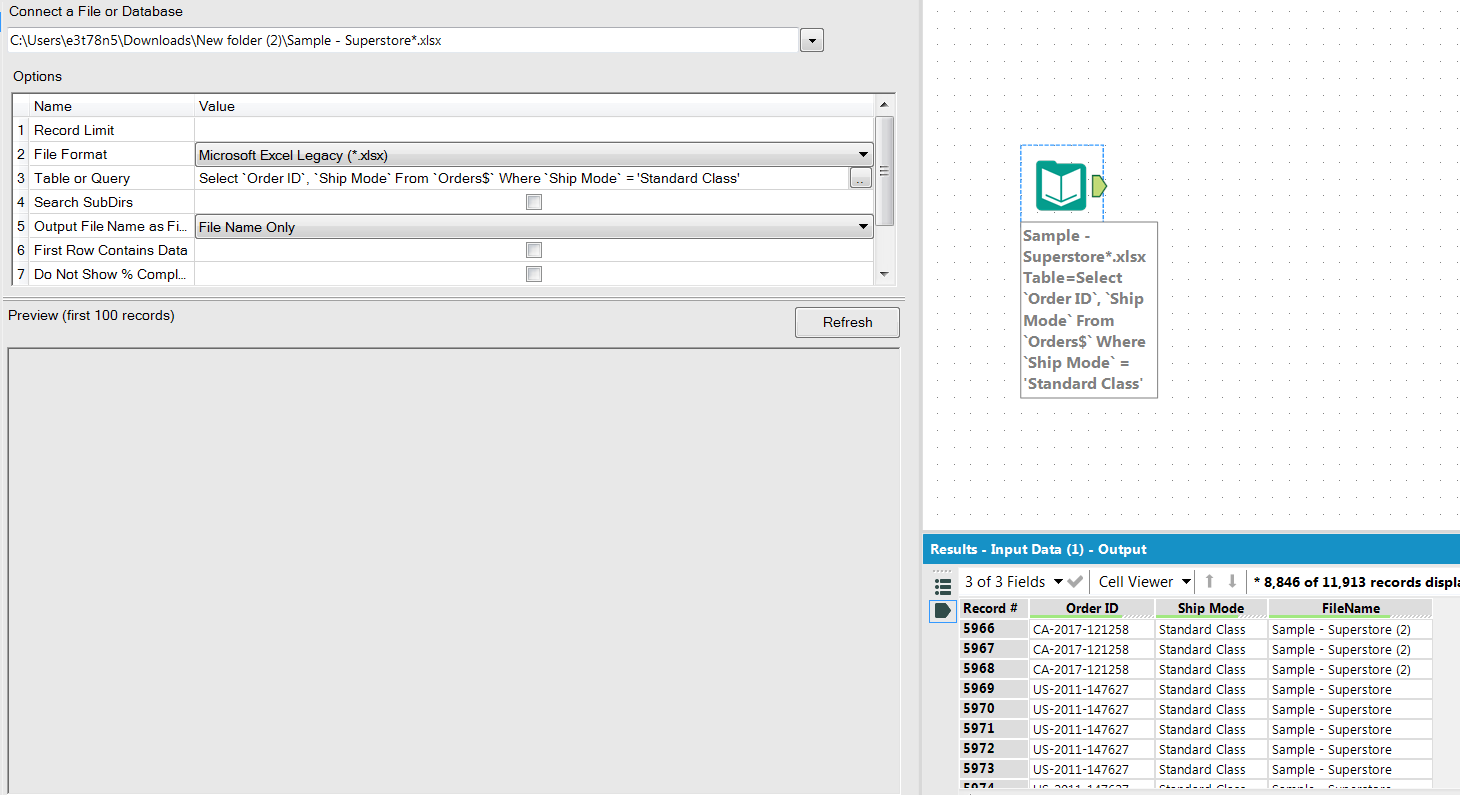 Solved: Excel SQL syntax - Alteryx Community