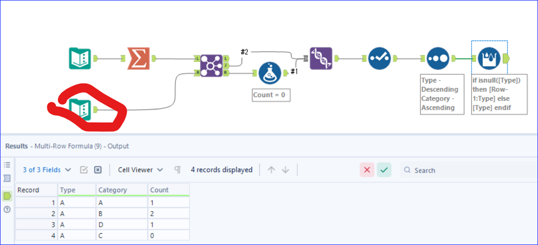 Show 0 instead of skipping lines in Summarize outp... - Alteryx Community