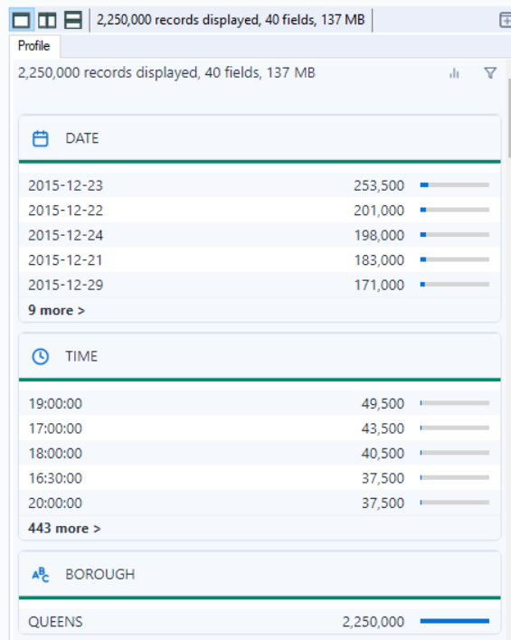 Browse tool record mismatch - Alteryx Community