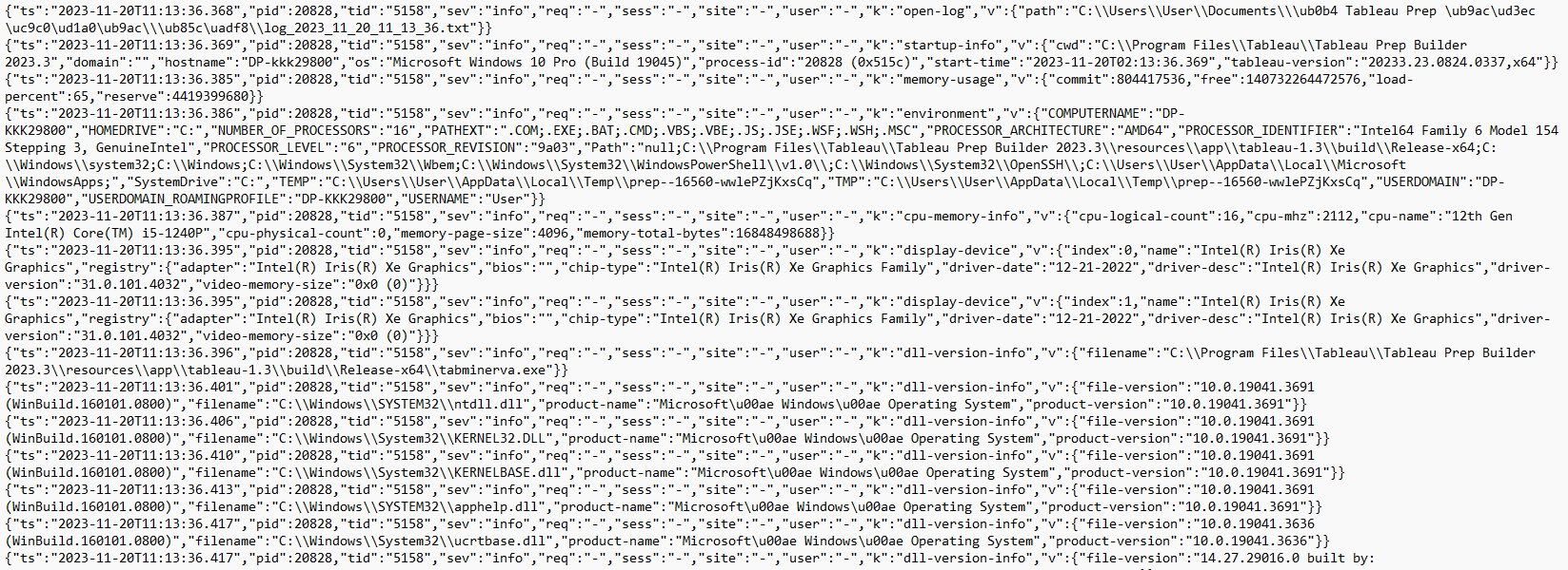 Solved: Where is the Alteryx log stored? - Alteryx Community