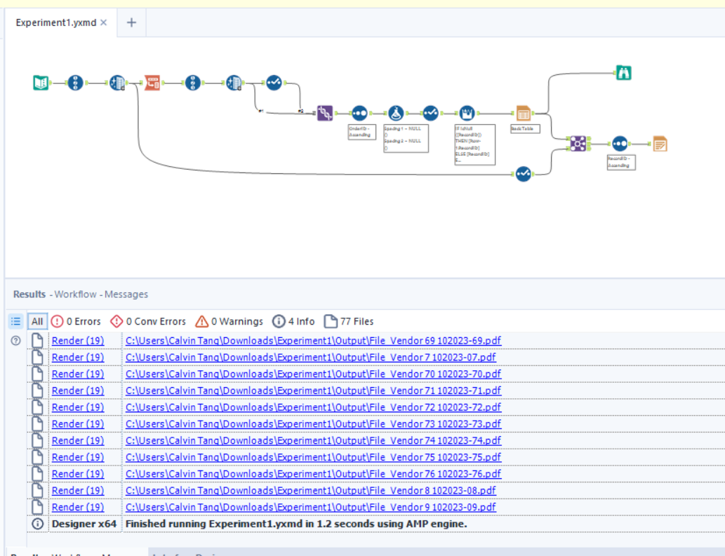 Saving several sheets in an excel workpaper to PDF - Alteryx Community