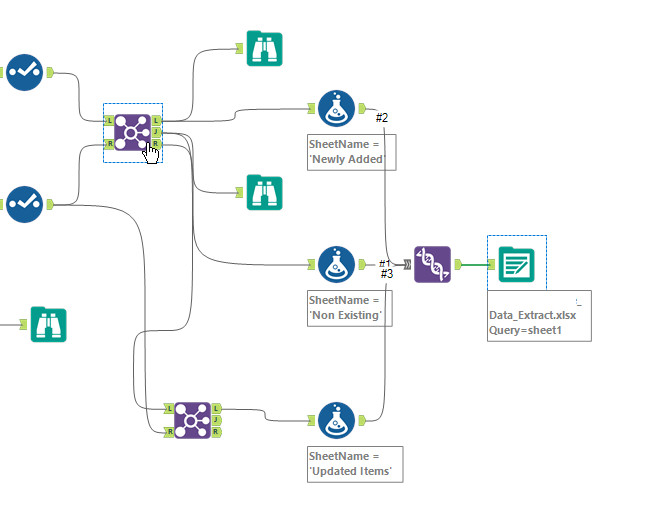 Solved: To write the Left and Right join into a single exc... - Alteryx ...