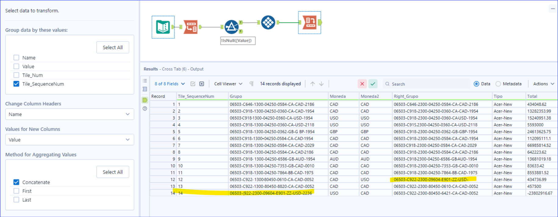 Solved Transpose Rows To A Blank Space Alteryx Community 
