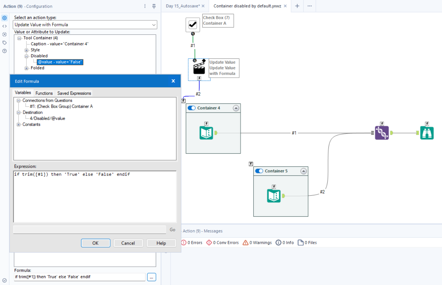 Solved: Reverse check box tool - Alteryx Community