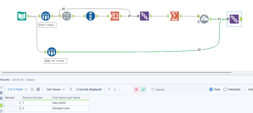 Solved Combining 2 Field Names Into One Alteryx Community 