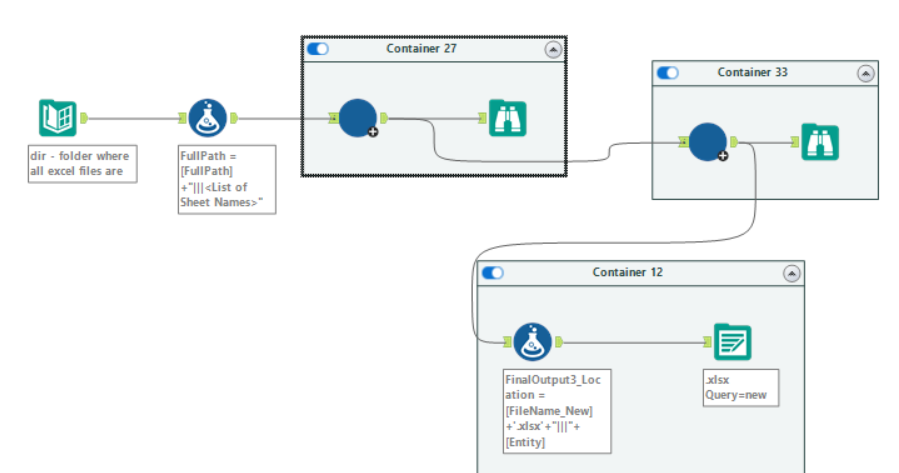 Solved: Changing excel file with multiple tabs - Alteryx Community