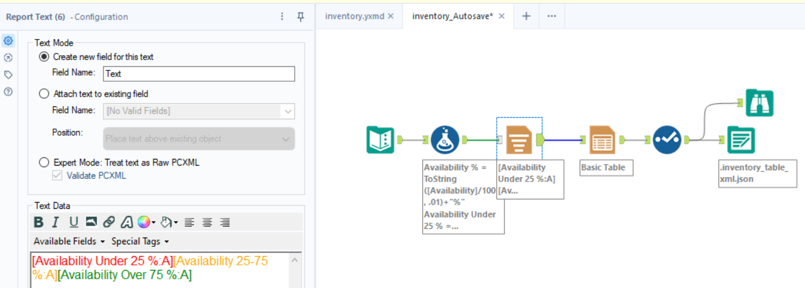 Solved: Change column from Basic Table Tool from decimal t... - Alteryx Community