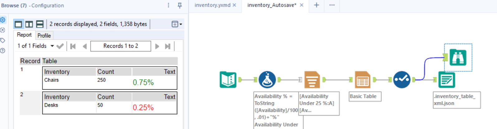 Solved: Change column from Basic Table Tool from decimal t... - Alteryx Community