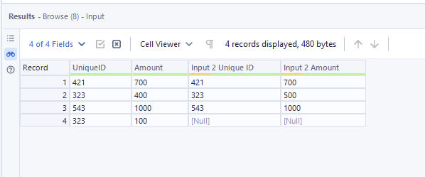 Solved: Data required in same first Row. - Alteryx Community