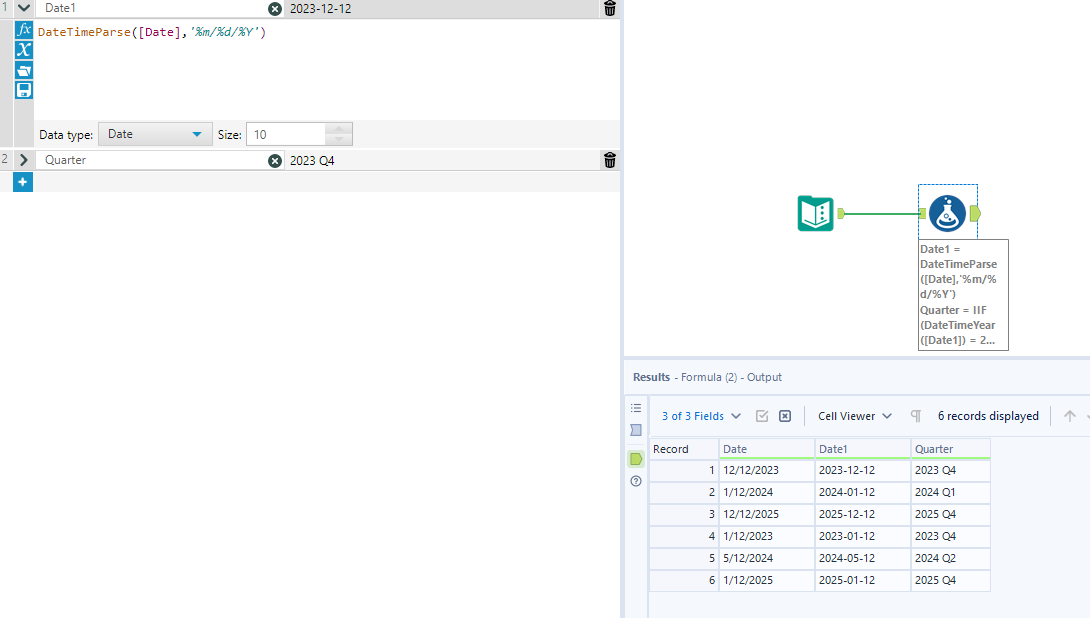 Date format in Quarters - Alteryx Community