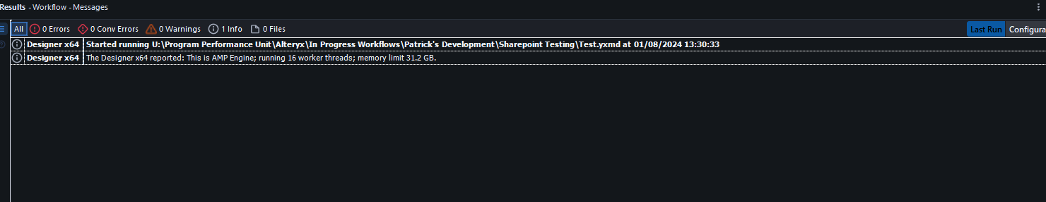 Sharepoint Input Tool Will Not Output Data From A Alteryx Community
