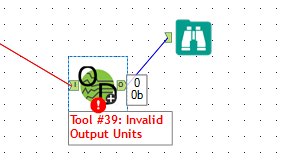 Solved: Macro output error: Invalid output units - Alteryx Community