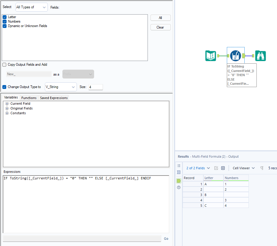 Solved: Formula for Blanks - Alteryx Community