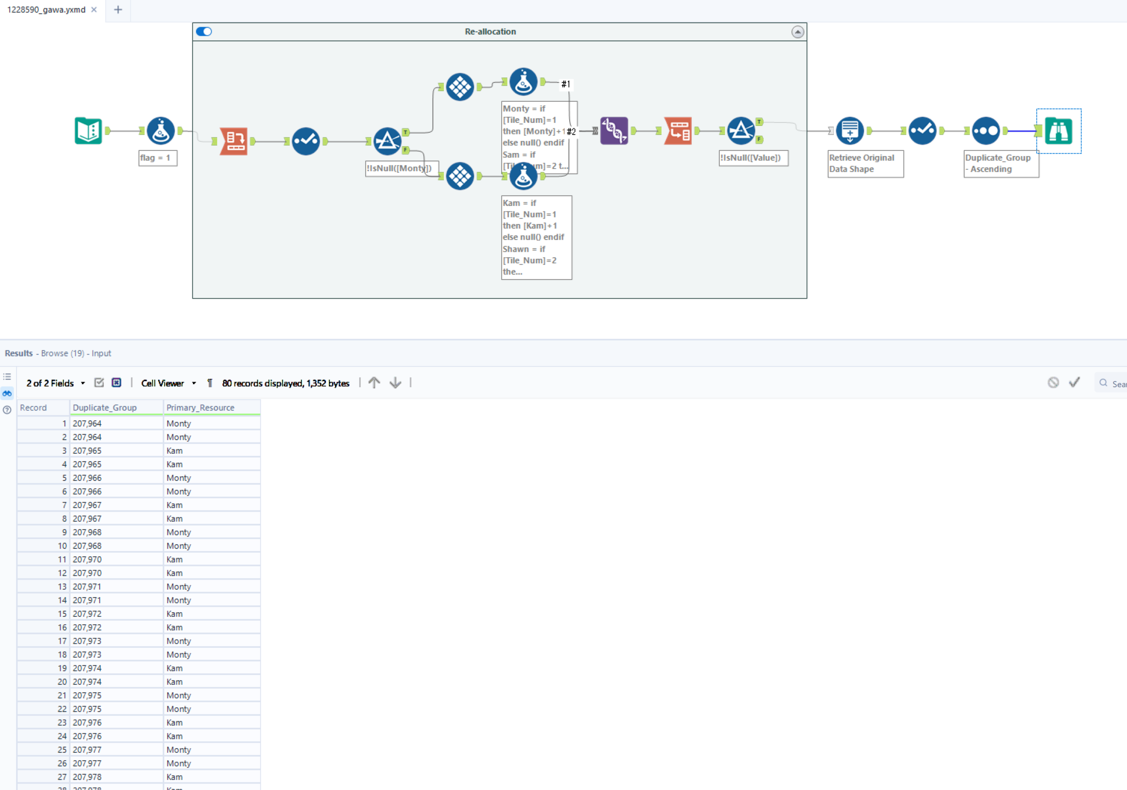 Solved Allocation For Employees Alteryx Community 