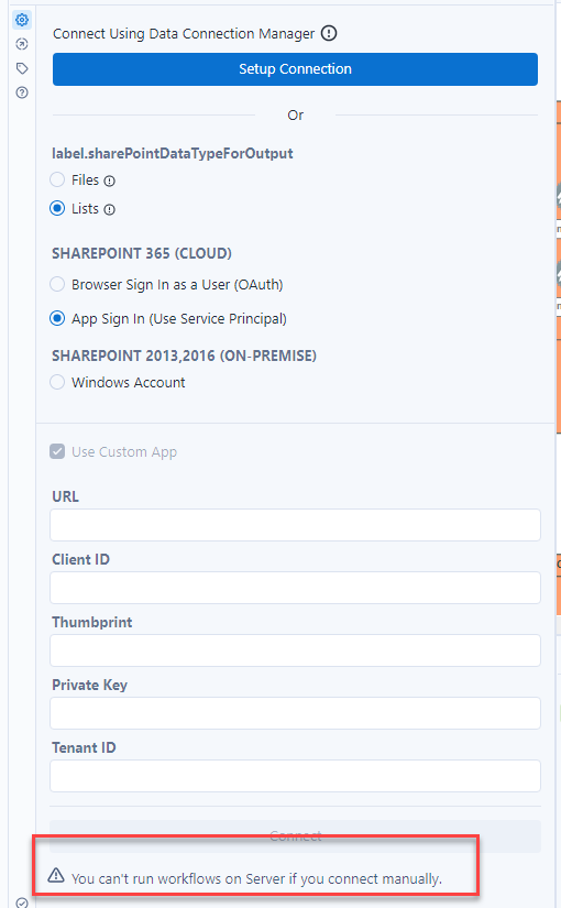 Warning message when using SharePoint connector - Alteryx Community