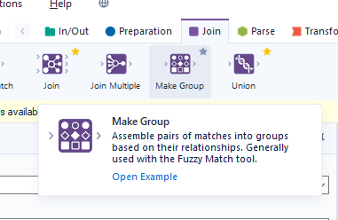 Tool Mastery | Make Group - Alteryx Community