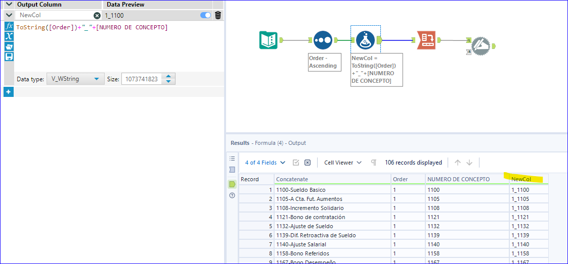 Order of columns after CrossTab - Alteryx Community