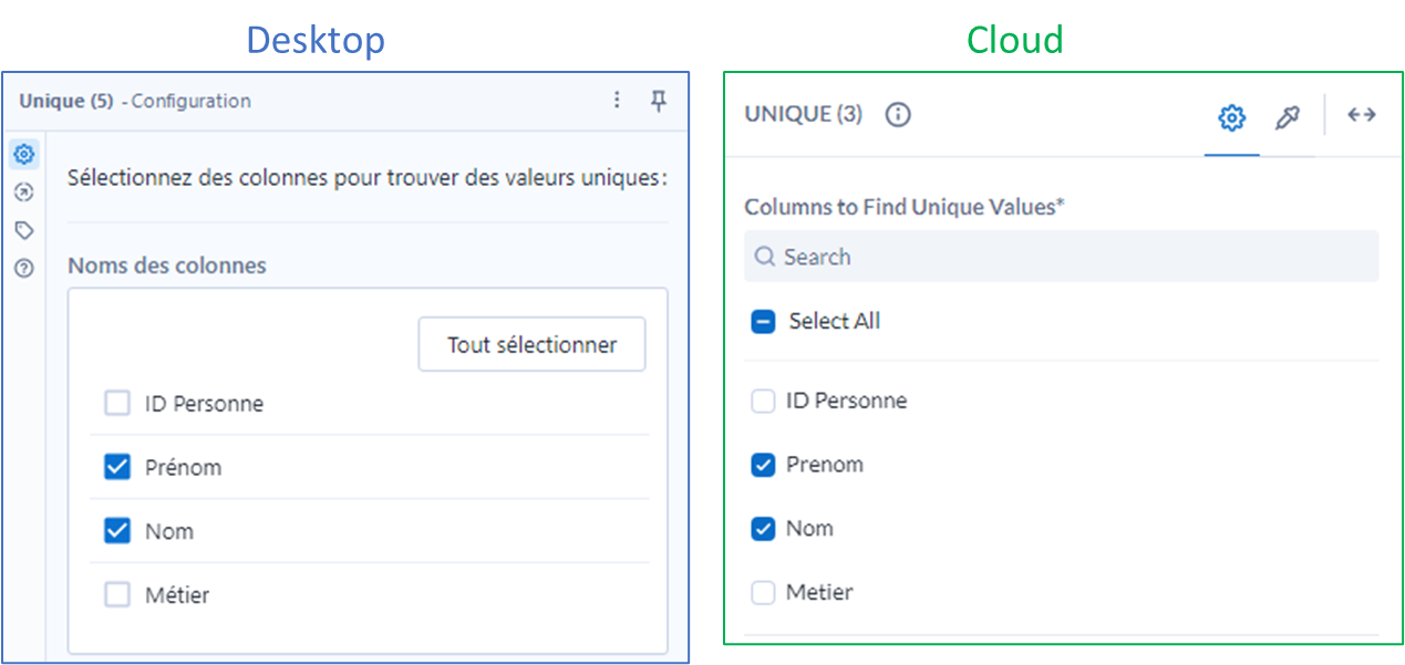 Identification et comparaison des doublons - Alteryx Community