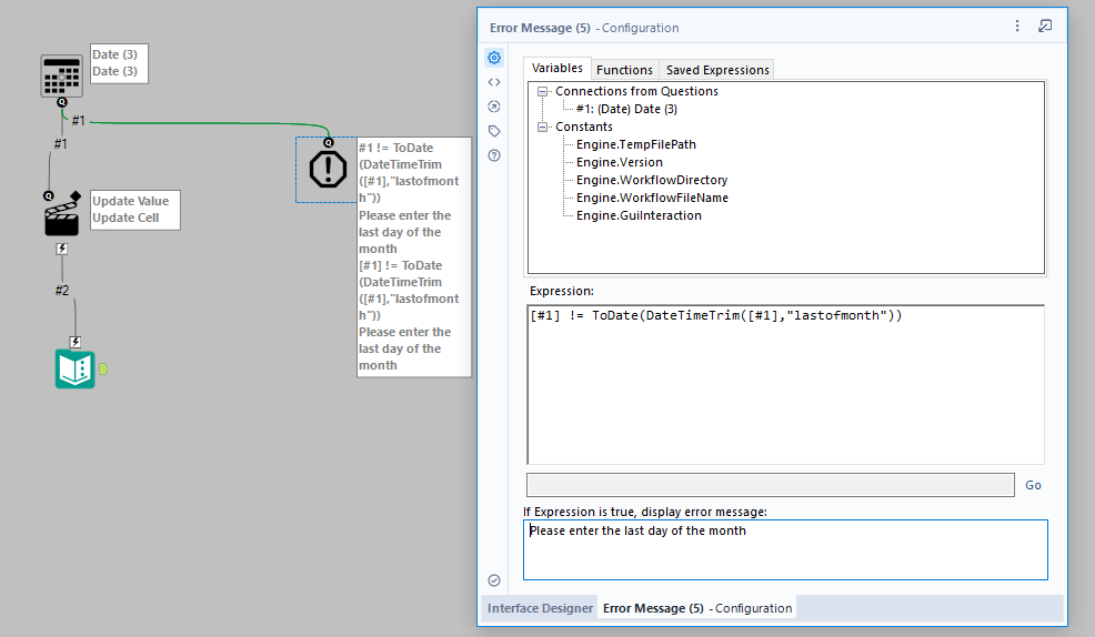 Solved: Validating the date in date interface tool - Alteryx Community