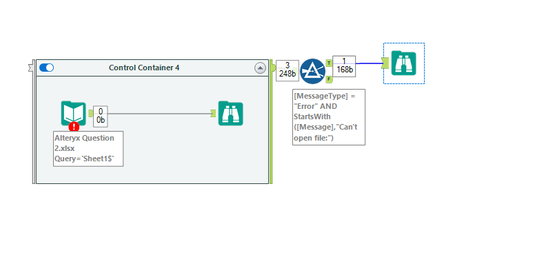 Capturing Error on Alteryx Flow - Alteryx Community