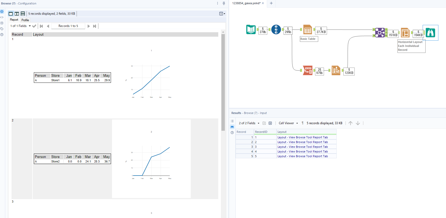 Line graph per row on alteryx desktop - Alteryx Community
