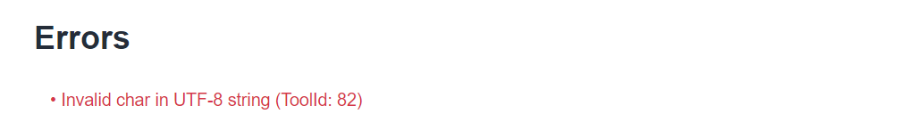 UTF 8 Error - Alteryx Community