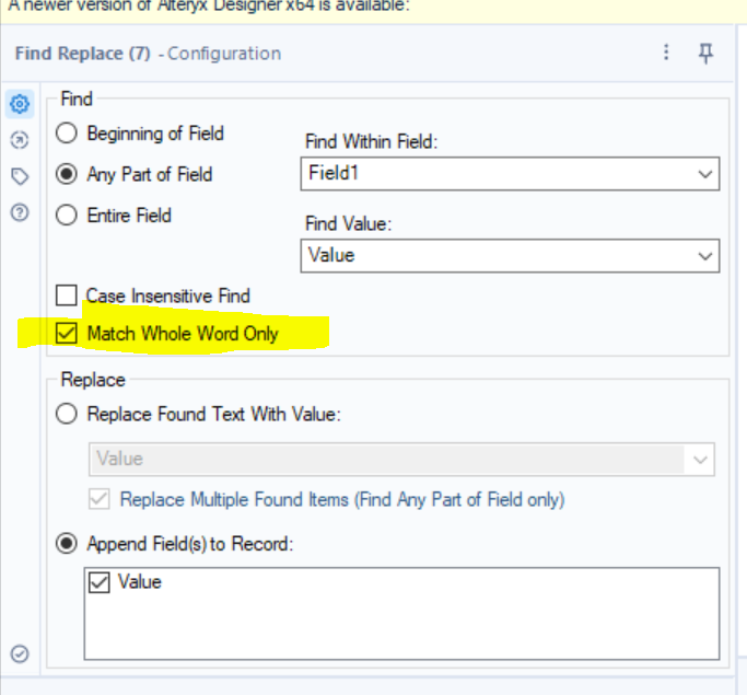 Solved: How to search for a string, but avoid matches wher... - Alteryx Community