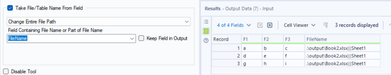 Required sheet wise data from many outputs - Alteryx Community