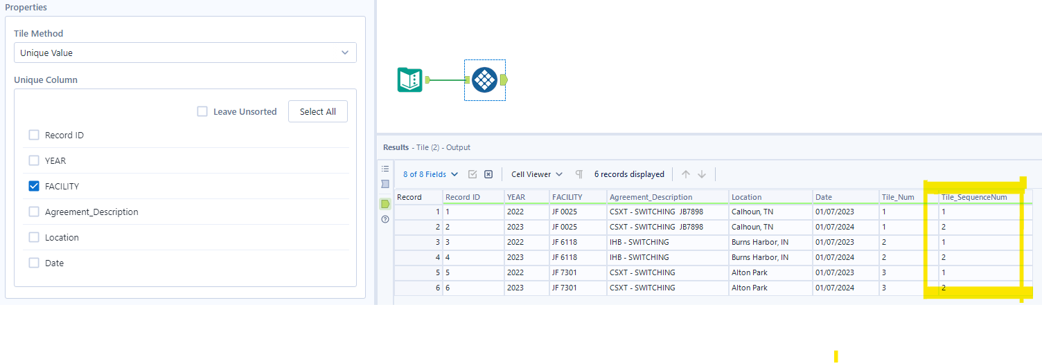 Solved: RESET RECORD ID BASED ON ROAD - Alteryx Community