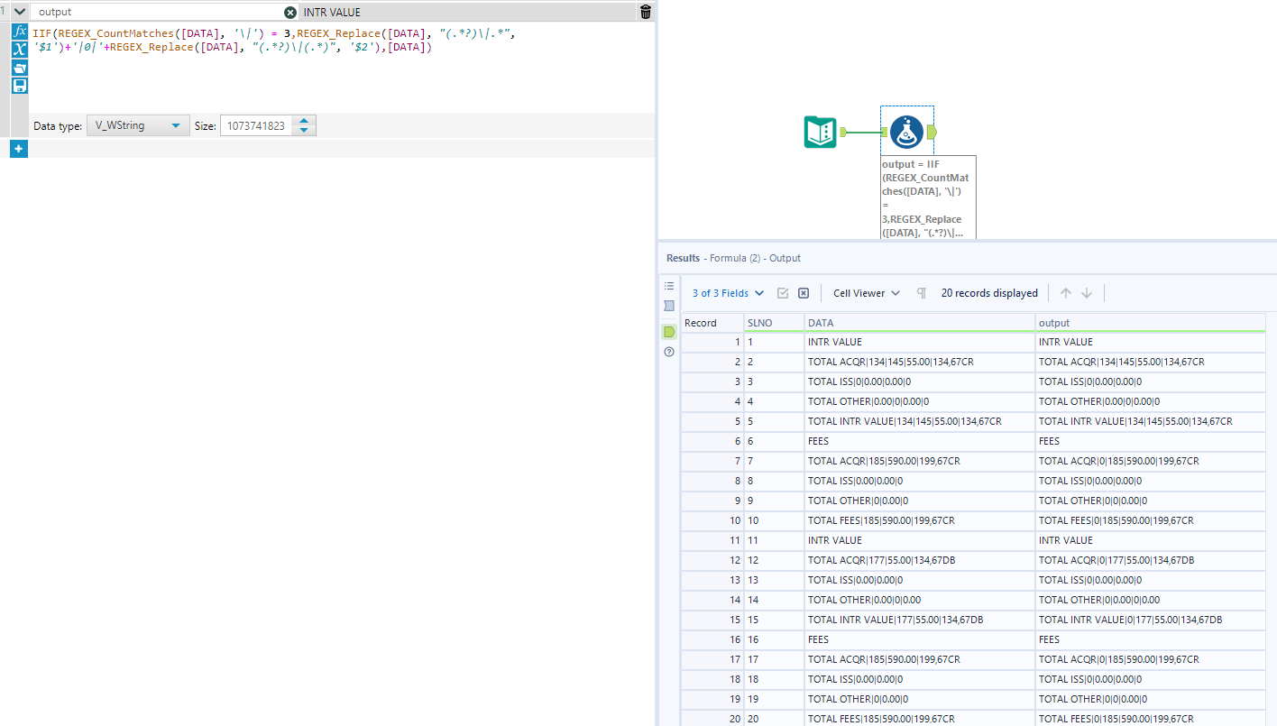 Solved: Add equal Delimiters - Alteryx Community
