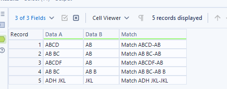 Solved: Perform partial lookup/get contain if result based... - Alteryx Community