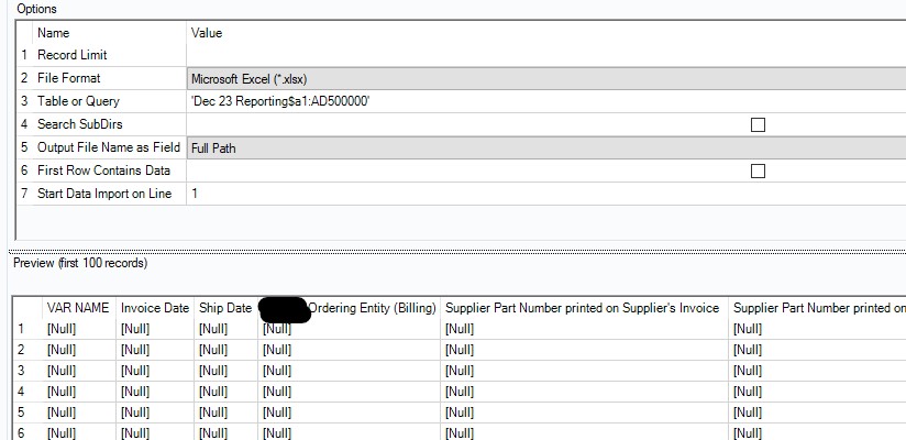 Input Tool errors with Excel Ranges - Alteryx Community