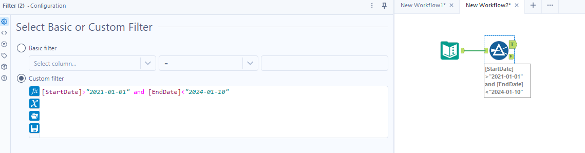 Solved Extracting Data Between Two Dates Alteryx Community