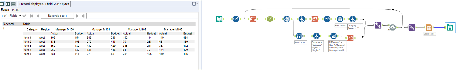 Merge dynamic column header - Alteryx Community