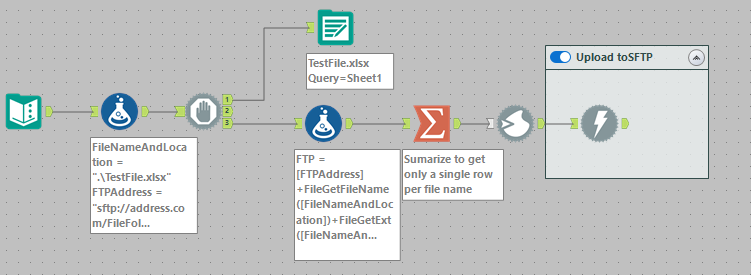 Solved Sending An Excel File To An Sftp Folder Alteryx Community