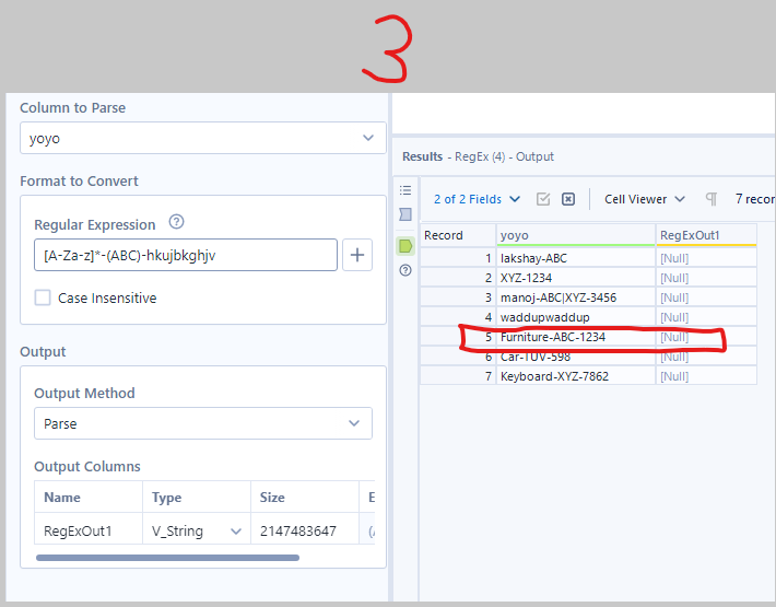 Regex tool behavior difference between match and p... - Alteryx Community